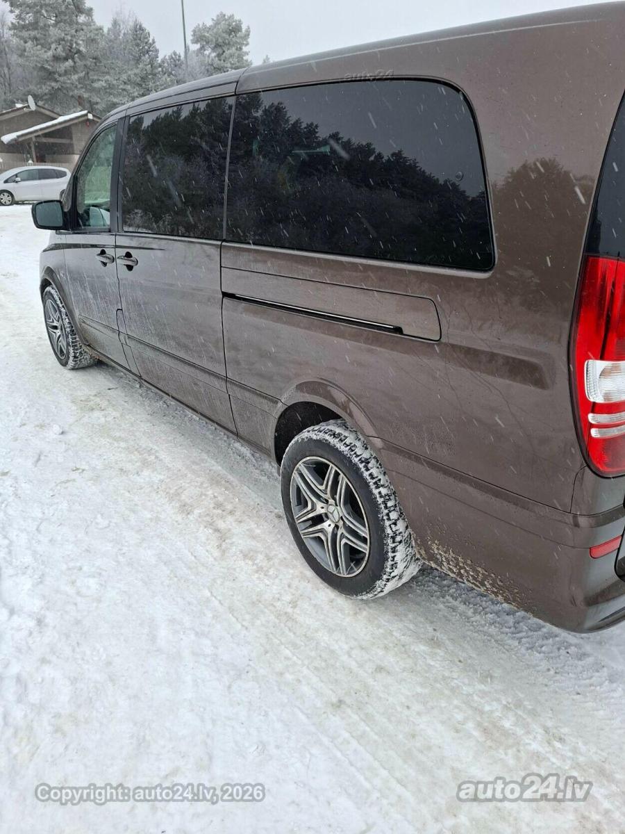 Brown Mercedes-Benz Viano 2014 in Tallinn, with an engine capacity of 3.00 L and mileage of 128 thousand km for 22800 €, photo 6 on AUTOMOTO.COM.LV