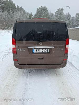 Brown Mercedes-Benz Viano 2014 in Tallinn, with an engine capacity of 3.00 L and mileage of 128 thousand km for 22800 €, photo 7 on AUTOMOTO.COM.LV