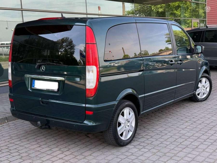Green Mercedes-Benz Viano 2010 in Klaipeda, with an engine capacity of 2.99 L and mileage of 224 thousand km for 7900 €, photo 13 on AUTOMOTO.COM.LV