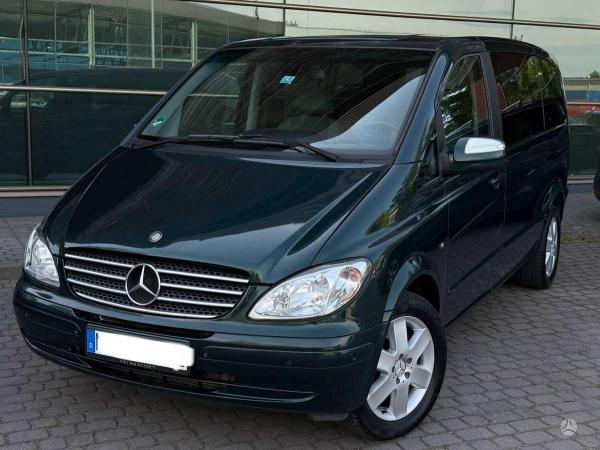 Green Mercedes-Benz Viano 2010 in Klaipeda, with an engine capacity of 2.99 L and mileage of 224 thousand km for 7700 €, photo 3 on AUTOMOTO.COM.LV