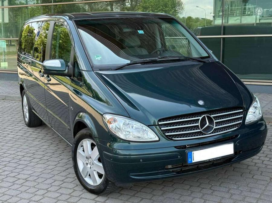 Green Mercedes-Benz Viano 2010 in Klaipeda, with an engine capacity of 2.99 L and mileage of 224 thousand km for 7700 €, photo 5 on AUTOMOTO.COM.LV