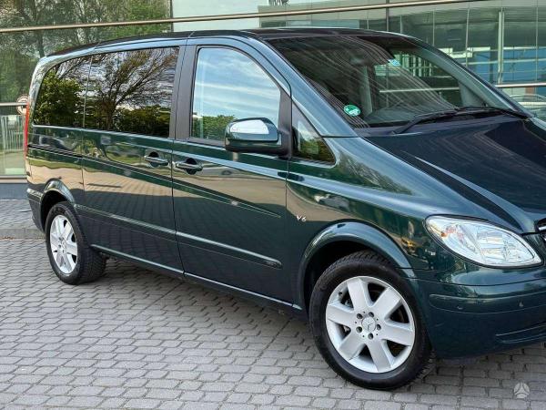 Green Mercedes-Benz Viano 2010 in Klaipeda, with an engine capacity of 2.99 L and mileage of 224 thousand km for 7700 €, photo 6 on AUTOMOTO.COM.LV