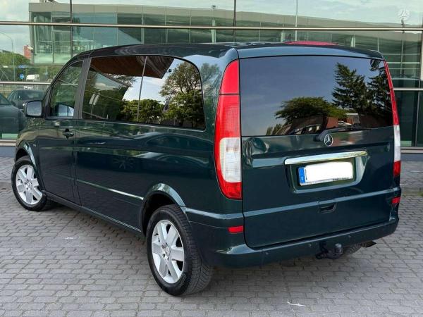 Green Mercedes-Benz Viano 2010 in Klaipeda, with an engine capacity of 2.99 L and mileage of 224 thousand km for 7700 €, photo 7 on AUTOMOTO.COM.LV