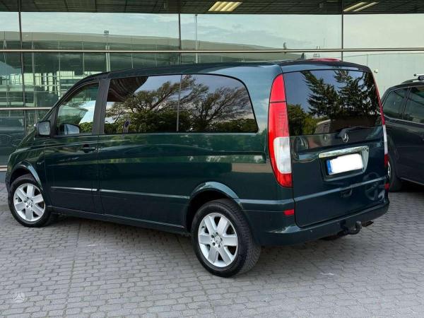 Green Mercedes-Benz Viano 2010 in Klaipeda, with an engine capacity of 2.99 L and mileage of 224 thousand km for 7700 €, photo 9 on AUTOMOTO.COM.LV