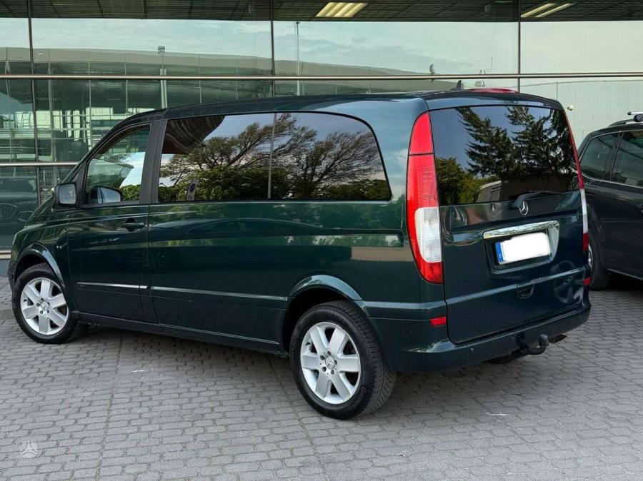 Green Mercedes-Benz Viano 2010 in Klaipeda, with an engine capacity of 2.99 L and mileage of 224 thousand km for 7700 €, photo 10 on AUTOMOTO.COM.LV
