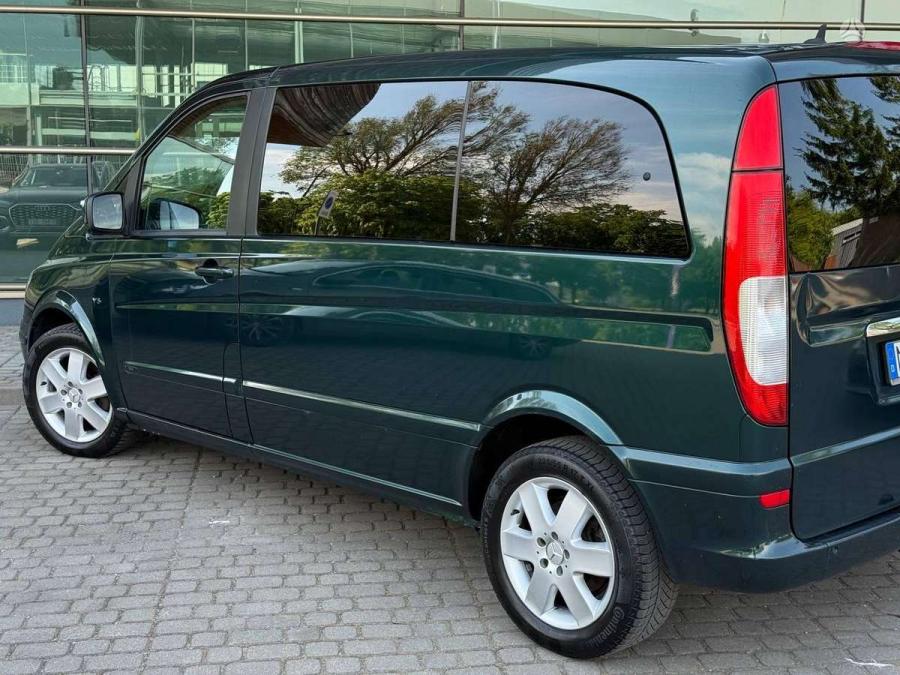 Green Mercedes-Benz Viano 2010 in Klaipeda, with an engine capacity of 2.99 L and mileage of 224 thousand km for 7700 €, photo 12 on AUTOMOTO.COM.LV