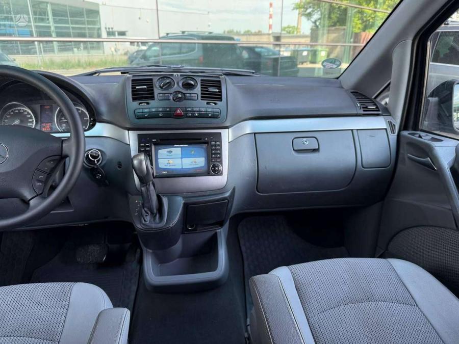 Green Mercedes-Benz Viano 2010 in Klaipeda, with an engine capacity of 2.99 L and mileage of 224 thousand km for 7700 €, photo 22 on AUTOMOTO.COM.LV
