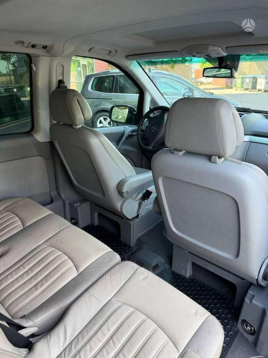 Green Mercedes-Benz Viano 2010 in Klaipeda, with an engine capacity of 2.99 L and mileage of 224 thousand km for 7700 €, photo 29 on AUTOMOTO.COM.LV