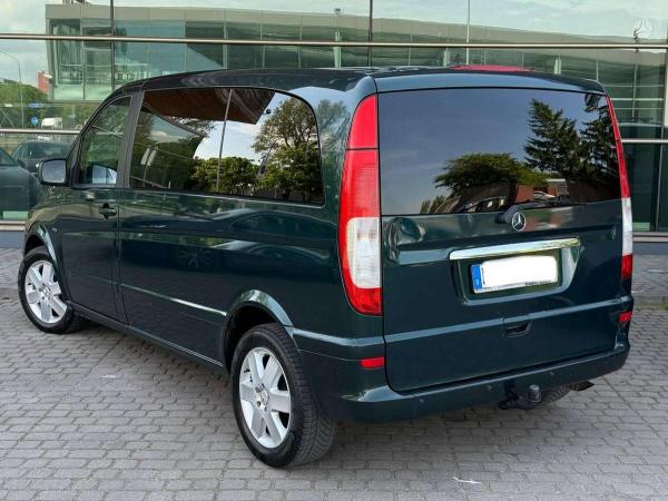 Green Mercedes-Benz Viano 2010 in Klaipeda, with an engine capacity of 3.00 L and mileage of 224 thousand km for 7700 €, photo 7 on AUTOMOTO.COM.LV