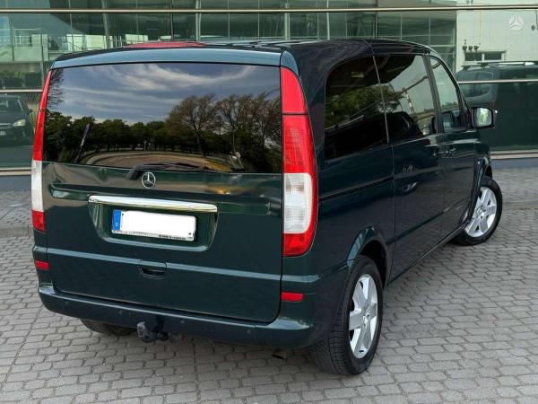 Green Mercedes-Benz Viano 2010 in Klaipeda, with an engine capacity of 3.00 L and mileage of 224 thousand km for 7700 €, photo 10 on AUTOMOTO.COM.LV