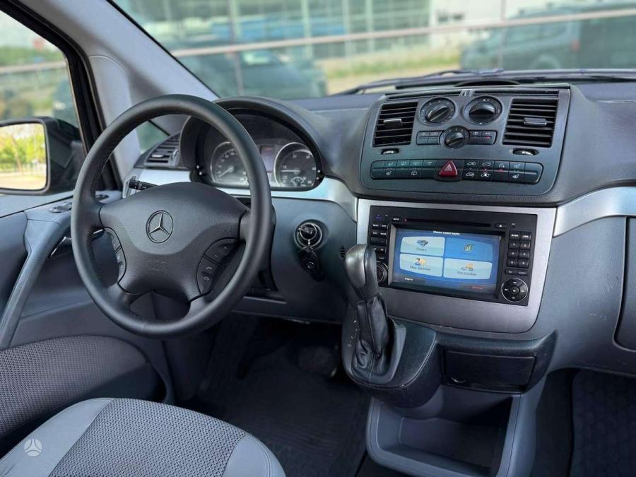 Zaļš Mercedes-Benz Viano 2010 Klaipėda, ar dzinēja tilpumu 3.00 L un nobraukumu 224 tūkst. km par 7700 €, foto 19 vietnē AUTOMOTO.COM.LV
