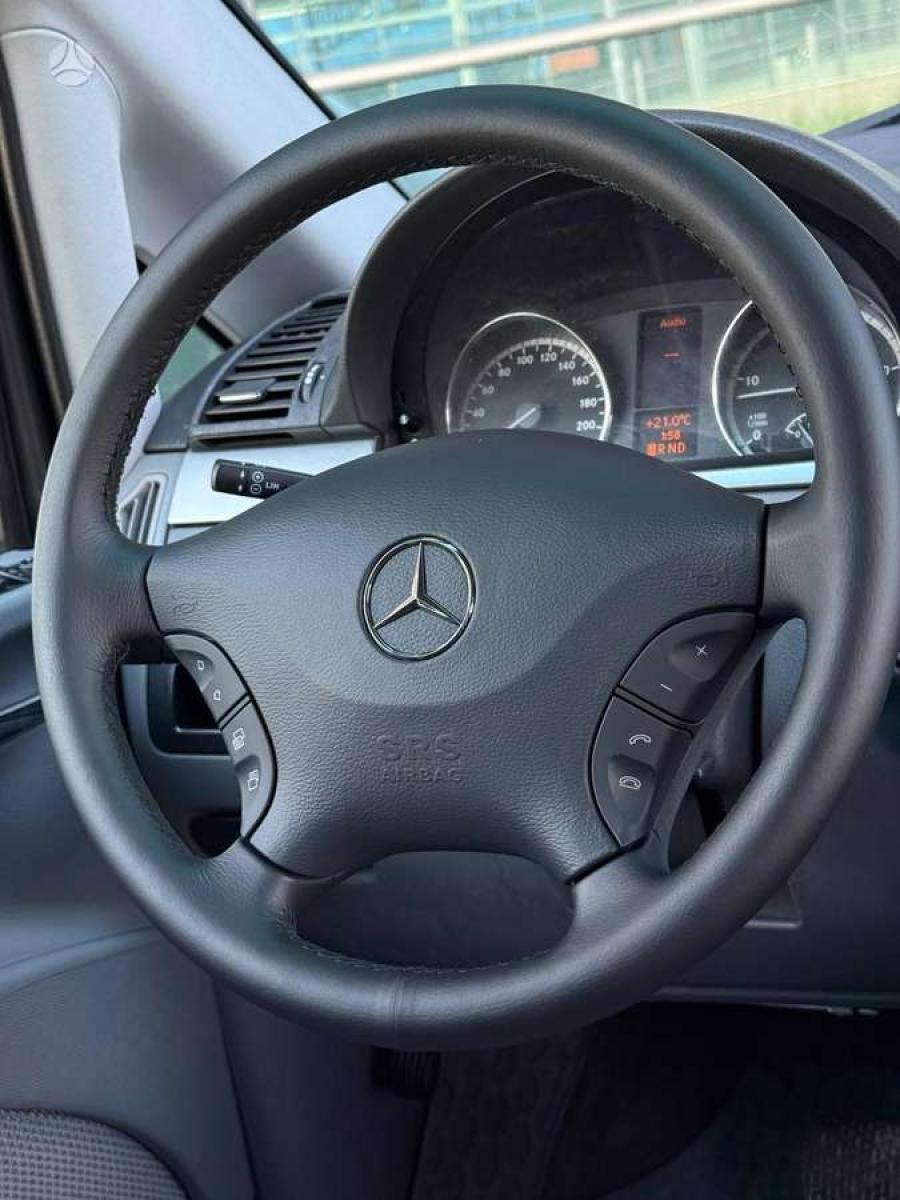 Zaļš Mercedes-Benz Viano 2010 Klaipėda, ar dzinēja tilpumu 3.00 L un nobraukumu 224 tūkst. km par 7700 €, foto 21 vietnē AUTOMOTO.COM.LV