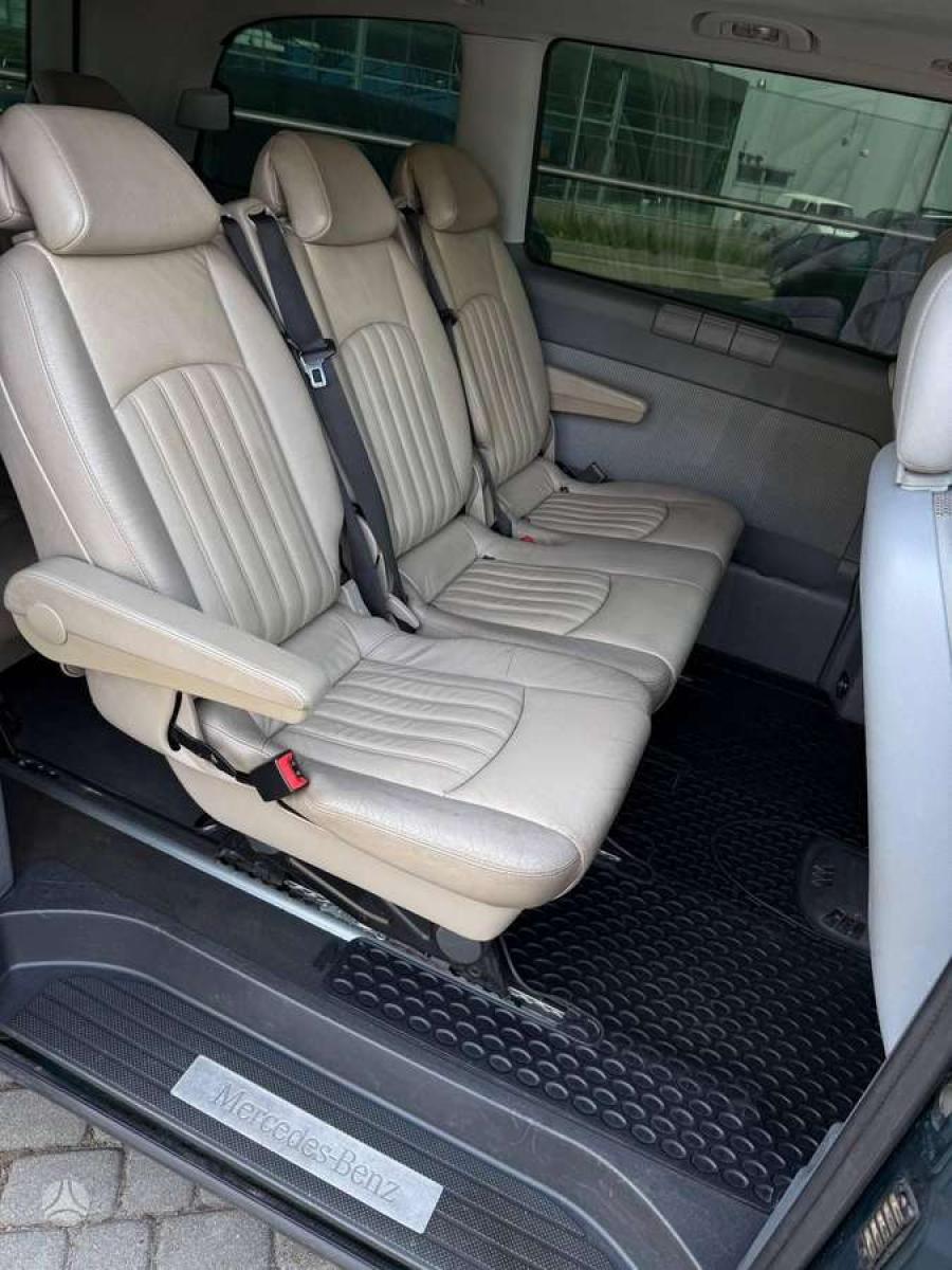 Zaļš Mercedes-Benz Viano 2010 Klaipėda, ar dzinēja tilpumu 3.00 L un nobraukumu 224 tūkst. km par 7700 €, foto 30 vietnē AUTOMOTO.COM.LV