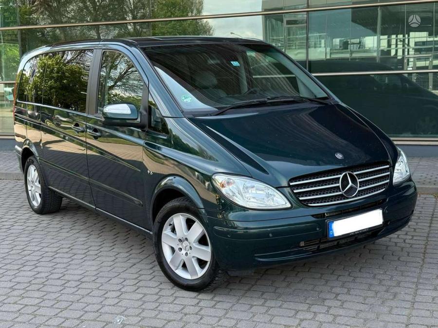 Zaļš Mercedes-Benz Viano 2010 Klaipėda, ar dzinēja tilpumu 2.99 L un nobraukumu 224 tūkst. km par 7700 €, foto 3 vietnē AUTOMOTO.COM.LV