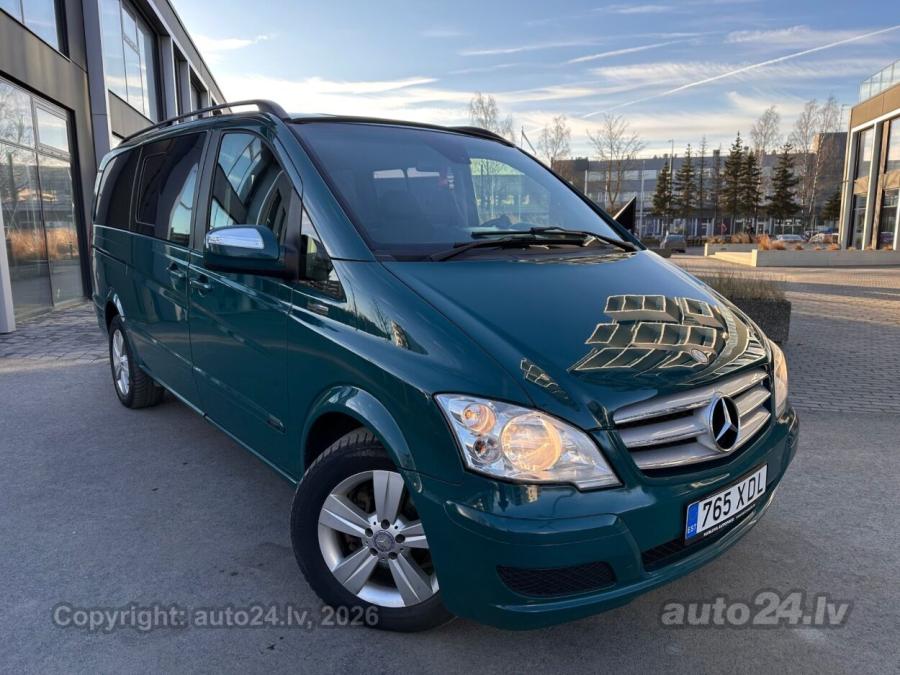 Green Mercedes-Benz Viano 2010 in Tallinn, with an engine capacity of 2.10 L and mileage of 314 thousand km for 9999 €, photo 2 on AUTOMOTO.COM.LV