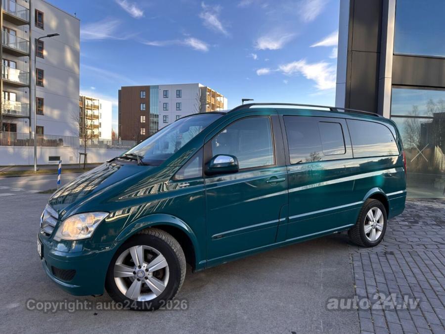 Green Mercedes-Benz Viano 2010 in Tallinn, with an engine capacity of 2.10 L and mileage of 314 thousand km for 9999 €, photo 6 on AUTOMOTO.COM.LV