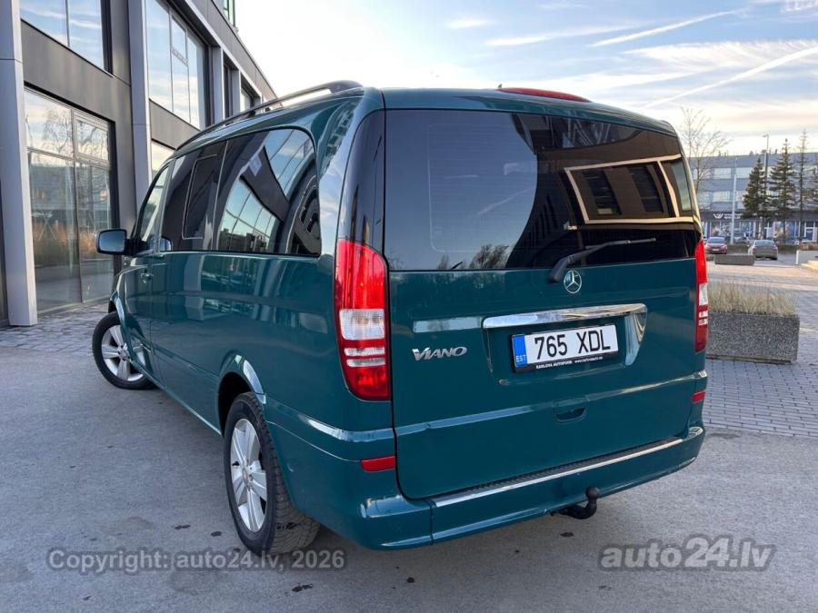Green Mercedes-Benz Viano 2010 in Tallinn, with an engine capacity of 2.10 L and mileage of 314 thousand km for 9999 €, photo 9 on AUTOMOTO.COM.LV