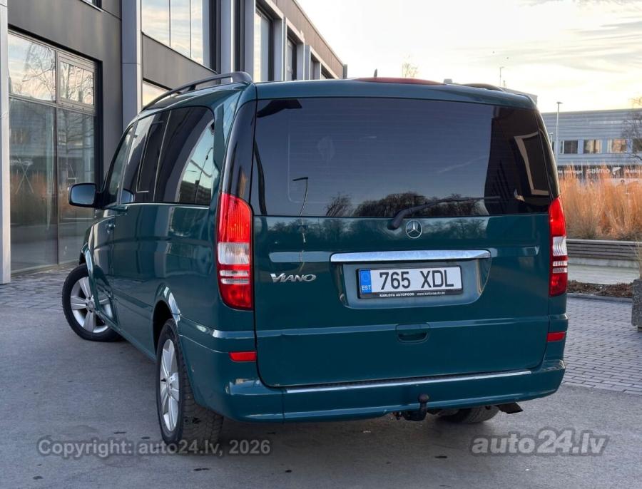 Green Mercedes-Benz Viano 2010 in Tallinn, with an engine capacity of 2.10 L and mileage of 314 thousand km for 9999 €, photo 11 on AUTOMOTO.COM.LV