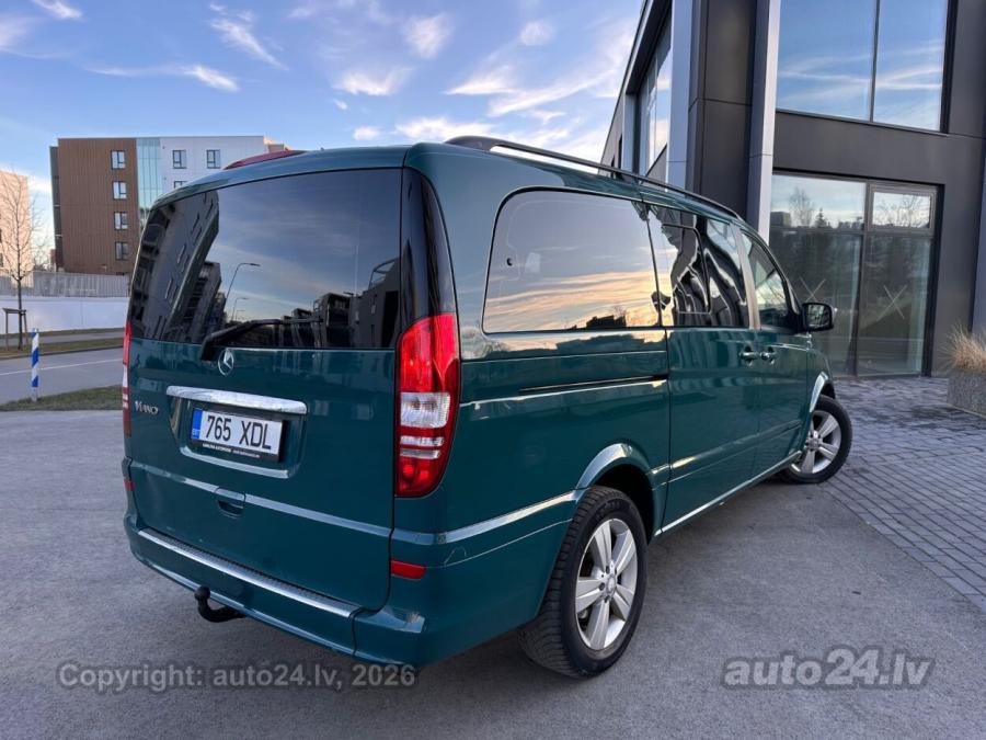 Green Mercedes-Benz Viano 2010 in Tallinn, with an engine capacity of 2.10 L and mileage of 314 thousand km for 9999 €, photo 12 on AUTOMOTO.COM.LV