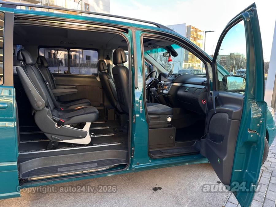 Green Mercedes-Benz Viano 2010 in Tallinn, with an engine capacity of 2.10 L and mileage of 314 thousand km for 9999 €, photo 17 on AUTOMOTO.COM.LV