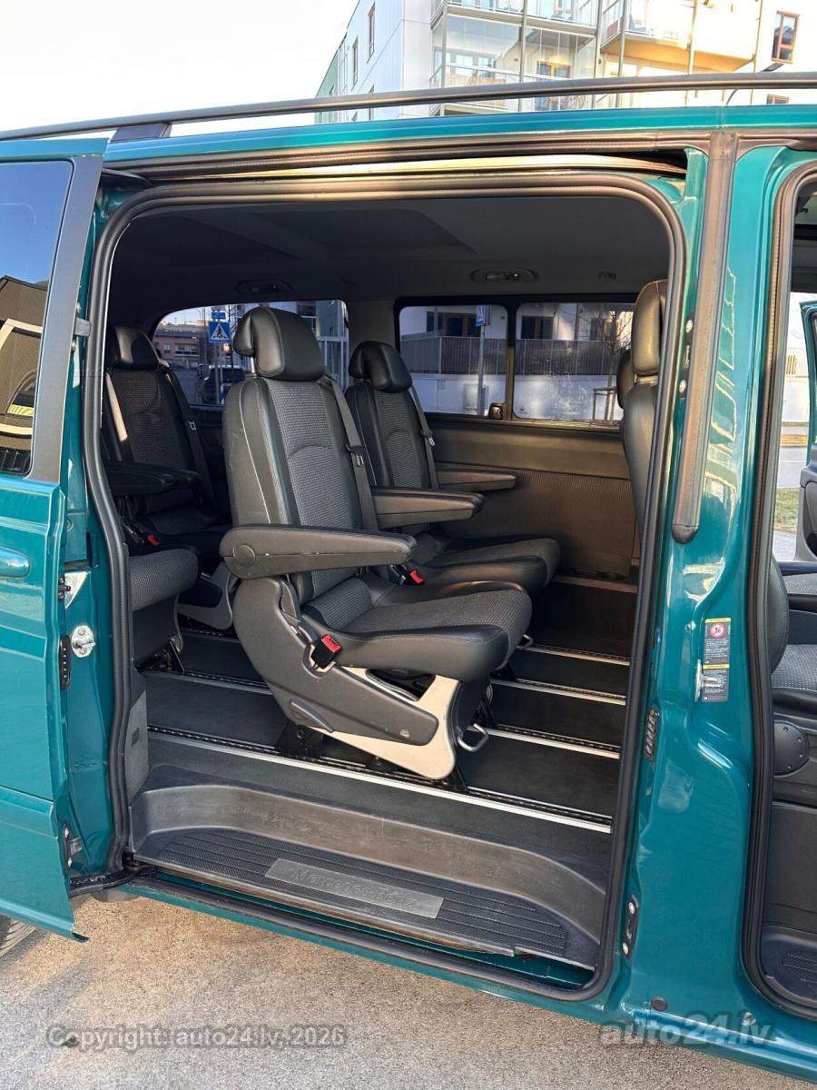 Green Mercedes-Benz Viano 2010 in Tallinn, with an engine capacity of 2.10 L and mileage of 314 thousand km for 9999 €, photo 19 on AUTOMOTO.COM.LV