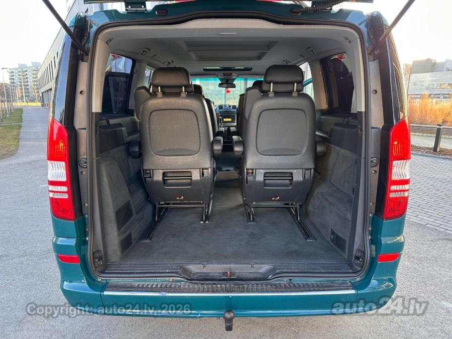 Green Mercedes-Benz Viano 2010 in Tallinn, with an engine capacity of 2.10 L and mileage of 314 thousand km for 9999 €, photo 22 on AUTOMOTO.COM.LV