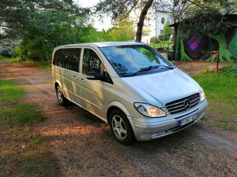 Pelēks Mercedes-Benz Viano 2005 Kauņa, ar dzinēja tilpumu 2.20 L un nobraukumu 336 tūkst. km par 3000 €, foto 4 vietnē AUTOMOTO.COM.LV