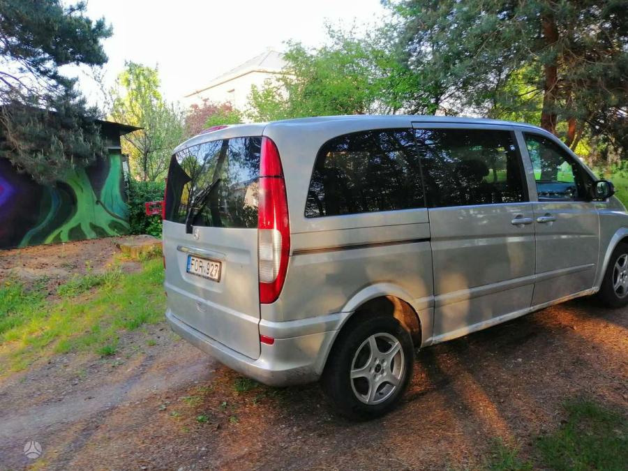 Pelēks Mercedes-Benz Viano 2005 Kauņa, ar dzinēja tilpumu 2.20 L un nobraukumu 336 tūkst. km par 3000 €, foto 6 vietnē AUTOMOTO.COM.LV