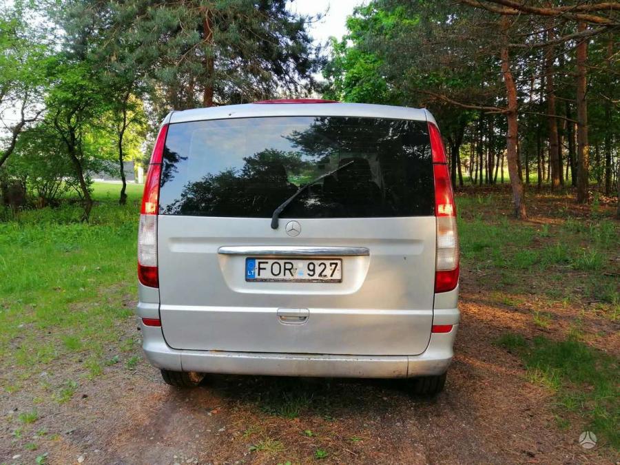 Pelēks Mercedes-Benz Viano 2005 Kauņa, ar dzinēja tilpumu 2.20 L un nobraukumu 336 tūkst. km par 3000 €, foto 7 vietnē AUTOMOTO.COM.LV