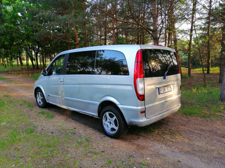 Pelēks Mercedes-Benz Viano 2005 Kauņa, ar dzinēja tilpumu 2.20 L un nobraukumu 336 tūkst. km par 3000 €, foto 8 vietnē AUTOMOTO.COM.LV