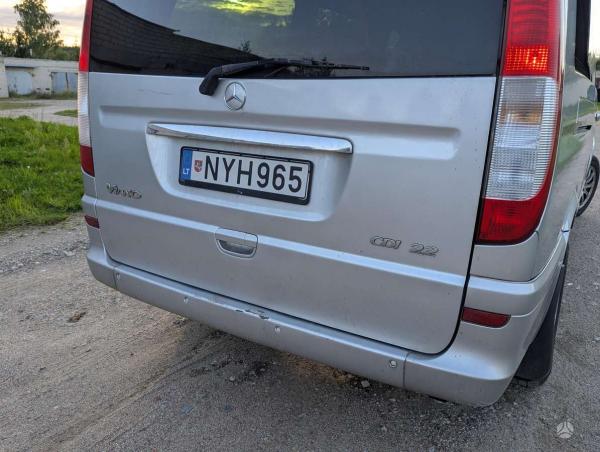 Grey Mercedes-Benz Viano 2005 in Prienai, with an engine capacity of 2.20 L and mileage of 480 thousand km for 3850 €, photo 6 on AUTOMOTO.COM.LV
