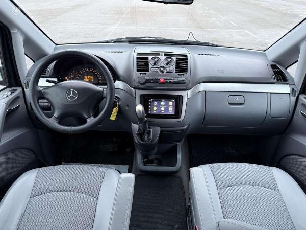 Grey Mercedes-Benz Viano 2006 in Vilnius, with an engine capacity of 2.15 L and mileage of 415 thousand km for 6450 €, photo 6 on AUTOMOTO.COM.LV