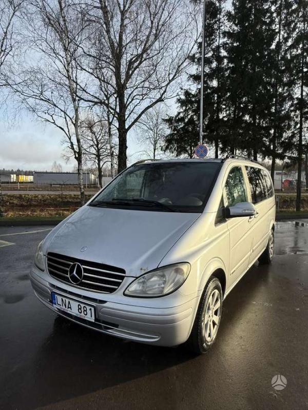 Pelēks Mercedes-Benz Viano 2006 Viļņa, ar dzinēja tilpumu 2.15 L un nobraukumu 396 tūkst. km par 4500 €, foto 4 vietnē AUTOMOTO.COM.LV