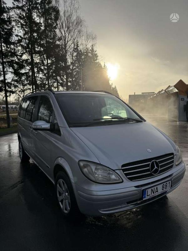 Pelēks Mercedes-Benz Viano 2006 Viļņa, ar dzinēja tilpumu 2.15 L un nobraukumu 396 tūkst. km par 4500 €, foto 2 vietnē AUTOMOTO.COM.LV