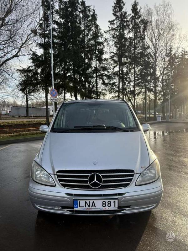 Pelēks Mercedes-Benz Viano 2006 Viļņa, ar dzinēja tilpumu 2.15 L un nobraukumu 396 tūkst. km par 4500 €, foto 3 vietnē AUTOMOTO.COM.LV