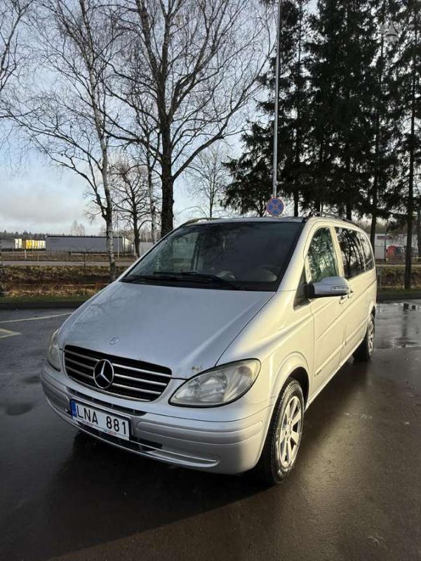 Pelēks Mercedes-Benz Viano 2006 Viļņa, ar dzinēja tilpumu 2.15 L un nobraukumu 396 tūkst. km par 4500 €, foto 4 vietnē AUTOMOTO.COM.LV