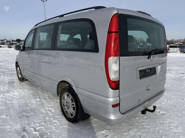 Grey Mercedes-Benz Viano 2006 in Vilnius, with an engine capacity of 2.15 L and mileage of 415 thousand km for 5650 €, photo 6 on AUTOMOTO.COM.LV