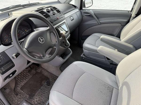 Grey Mercedes-Benz Viano 2006 in Vilnius, with an engine capacity of 2.15 L and mileage of 415 thousand km for 5650 €, photo 7 on AUTOMOTO.COM.LV