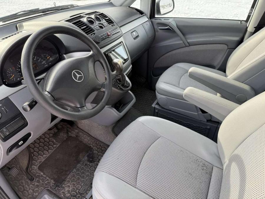 Pelēks Mercedes-Benz Viano 2006 Viļņa, ar dzinēja tilpumu 2.15 L un nobraukumu 415 tūkst. km par 5650 €, foto 7 vietnē AUTOMOTO.COM.LV