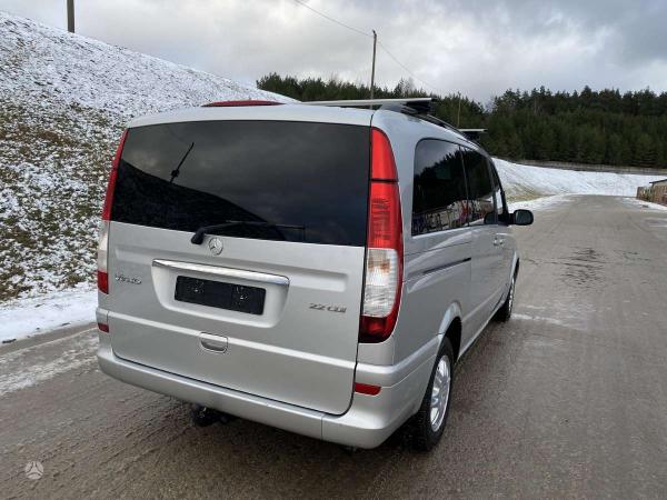 Pelēks Mercedes-Benz Viano 2007 Viļņa, ar dzinēja tilpumu 2.20 L un nobraukumu 398 tūkst. km par 5700 €, foto 2 vietnē AUTOMOTO.COM.LV