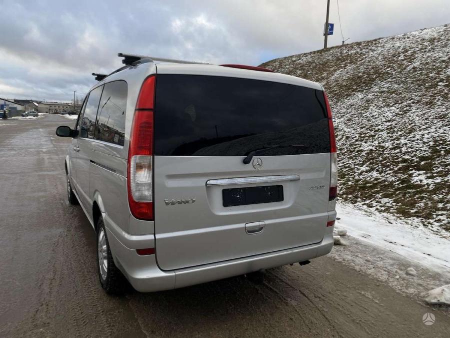 Pelēks Mercedes-Benz Viano 2007 Viļņa, ar dzinēja tilpumu 2.20 L un nobraukumu 398 tūkst. km par 5700 €, foto 3 vietnē AUTOMOTO.COM.LV
