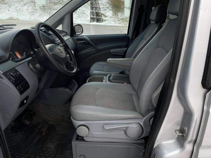 Pelēks Mercedes-Benz Viano 2007 Viļņa, ar dzinēja tilpumu 2.20 L un nobraukumu 398 tūkst. km par 5700 €, foto 12 vietnē AUTOMOTO.COM.LV