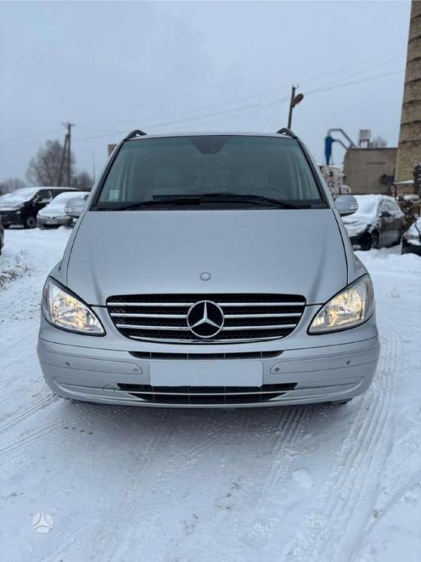 Grey Mercedes-Benz Viano 2007 in Taurage, with an engine capacity of 2.99 L and mileage of 257 thousand km for 7200 €, photo 1 on AUTOMOTO.COM.LV