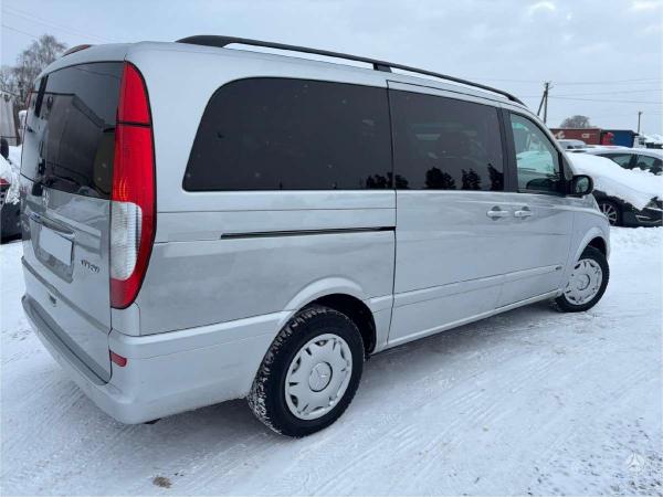 Grey Mercedes-Benz Viano 2007 in Taurage, with an engine capacity of 2.99 L and mileage of 257 thousand km for 7200 €, photo 7 on AUTOMOTO.COM.LV