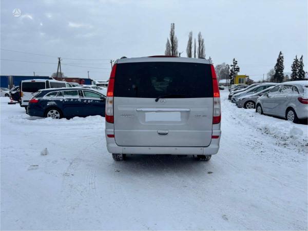 Grey Mercedes-Benz Viano 2007 in Taurage, with an engine capacity of 2.99 L and mileage of 257 thousand km for 7200 €, photo 8 on AUTOMOTO.COM.LV