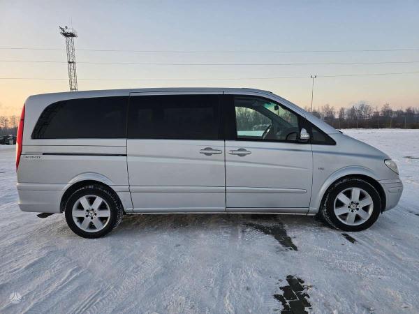 Grey Mercedes-Benz Viano 2007 in Marijampole, with an engine capacity of 3.00 L and mileage of 215 thousand km for 4950 €, photo 8 on AUTOMOTO.COM.LV