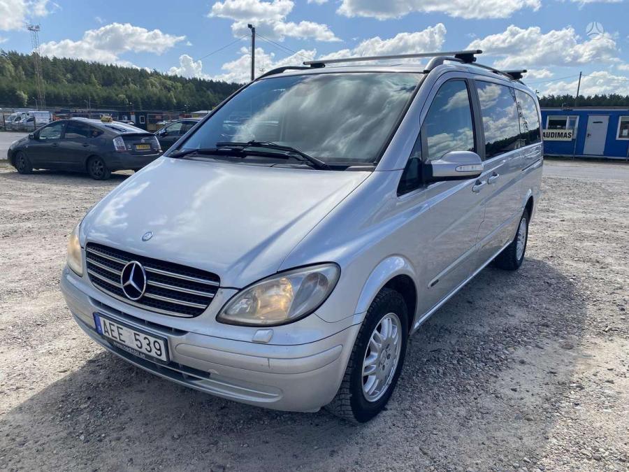 Pelēks Mercedes-Benz Viano 2007 Viļņa, ar dzinēja tilpumu 2.15 L un nobraukumu 399 tūkst. km par 4800 €, foto 3 vietnē AUTOMOTO.COM.LV