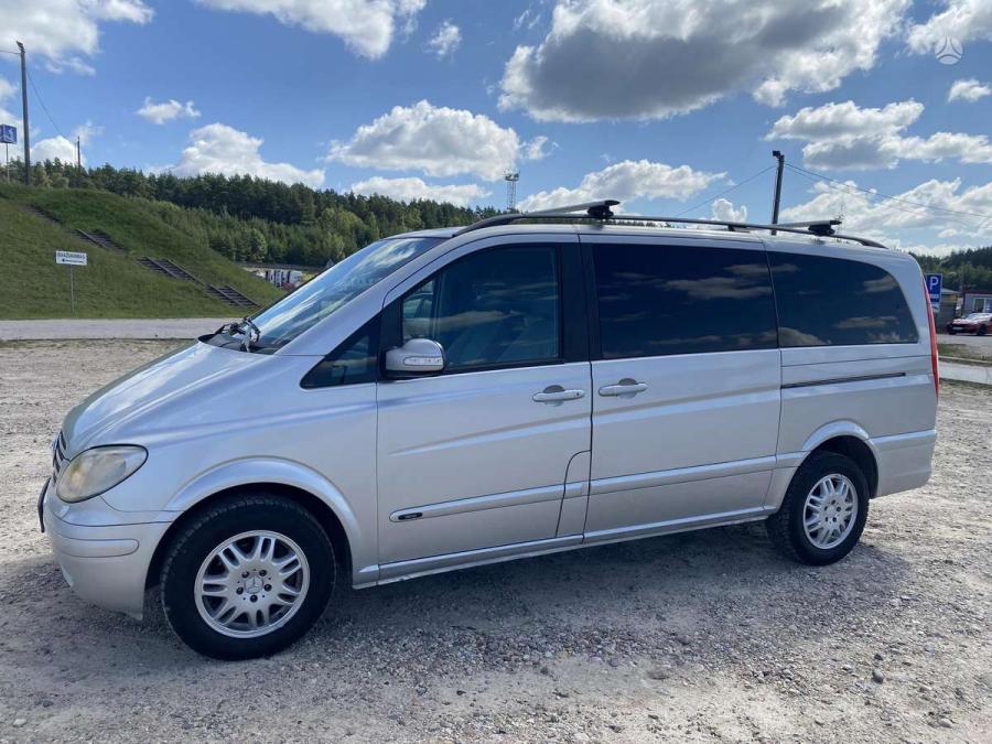 Pelēks Mercedes-Benz Viano 2007 Viļņa, ar dzinēja tilpumu 2.15 L un nobraukumu 399 tūkst. km par 4800 €, foto 4 vietnē AUTOMOTO.COM.LV
