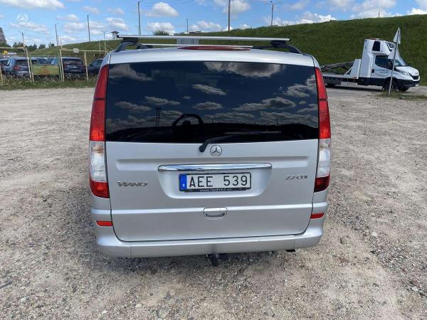 Pelēks Mercedes-Benz Viano 2007 Viļņa, ar dzinēja tilpumu 2.15 L un nobraukumu 399 tūkst. km par 4800 €, foto 6 vietnē AUTOMOTO.COM.LV