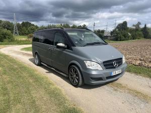 Pelēks Mercedes-Benz Viano 2008 Alīta, ar dzinēja tilpumu 2.20 L un nobraukumu 480 tūkst. km par 2800 €, foto  vietnē AUTOMOTO.COM.LV